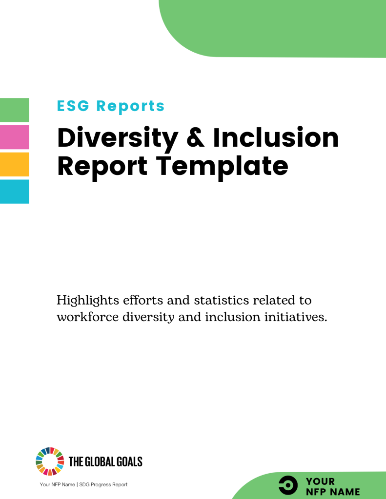 Diversity and Inclusion Report Template - ESG Reports Templates